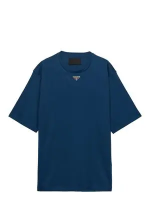 Prada Cotton T-shirt - Aviator Blue