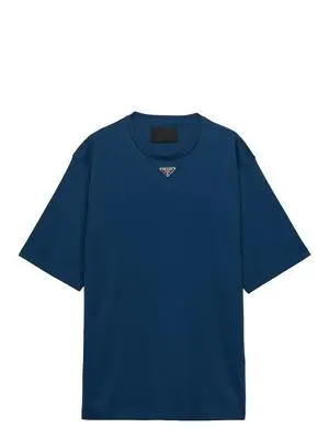 Prada Cotton T-hirt - Blue