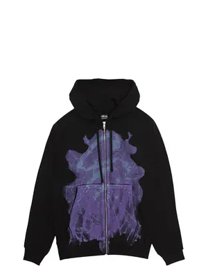 StÜssy Web Zip Up Hoodie - Black