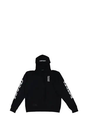 Chrome Hearts Letters Sleeve Pullover Hoodie - Black
