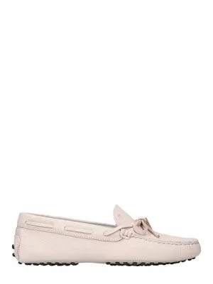 TOD'S Leather Gommini Loafers Pink