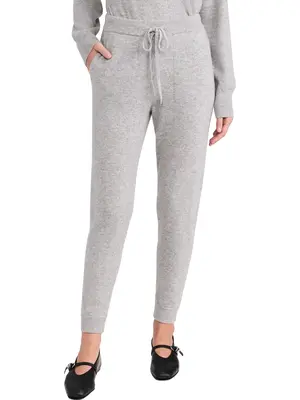 WHITE & WARREN White + Warren Cashmere Jogger Pants - Grey
