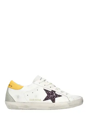 GOLDEN GOOSE Superstar Leather Low-Top Trainers White/comb