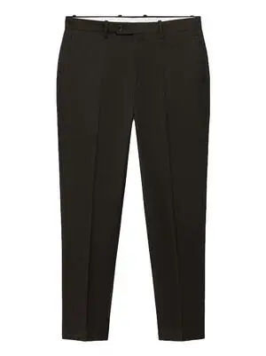 Mango MANGO Slim Fit Dress Pants Brown