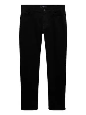 Mango Patrick Slim-fit Jeans - Black Denim