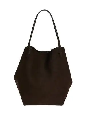 Madewell Madewell Oversized Suede Shopper Dark Carob