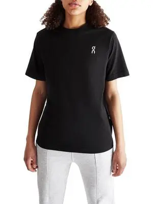 On Club T Oversized Organic Cotton T-shirt - Black