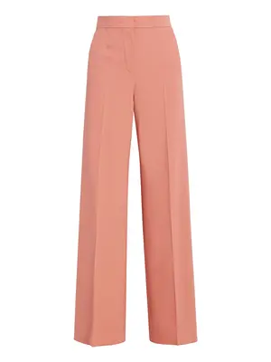 Max Mara Wool-blend Twill Wide-leg Pants - Antique Rose
