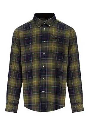 Barbour Fortrose Tartan Blue Shirt - Green
