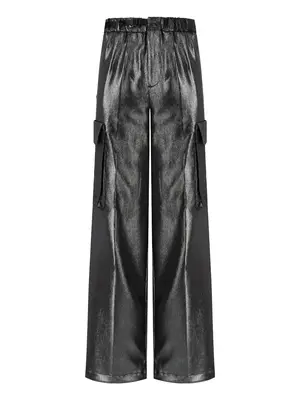 WHITE SAND Metal Cargo Trousers - Grey