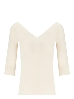 Max Mara Oceano Top - Beige