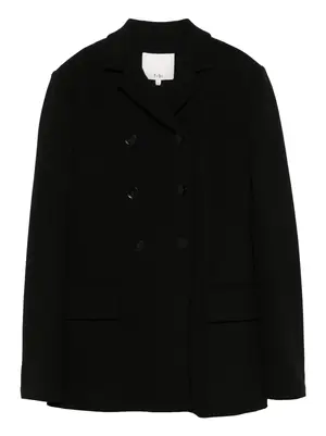 Tibi Wren Knitted Blazer - Black
