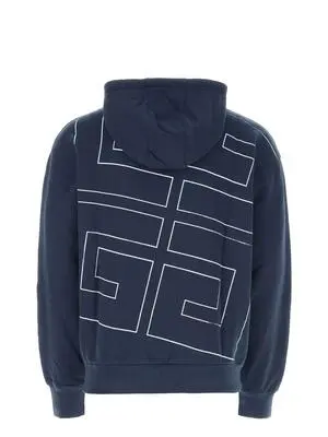 Givenchy 4g Cotton Hoodie - Blue