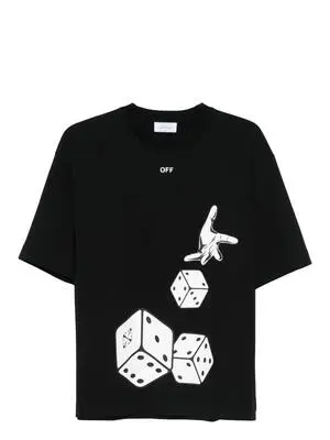 Off-White Dices Skate T-shirt - Black