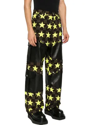 Off-White Stars Ao Samurai Trousers - Brown