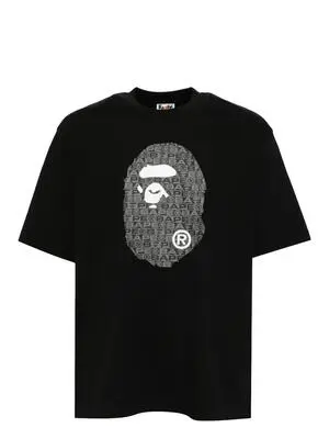 A BATHING APE Logo-print T-shirt - Black