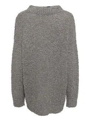 TOUT A COUP V-neck Jumper - Grey