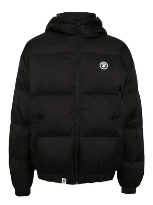 AAPE BY *A BATHING APE® Logo-appliqué Padded Jacket - Black