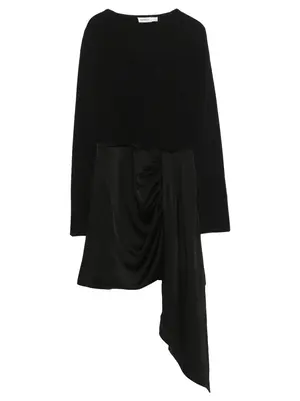 Simkhai Draped Mini Dress - Black