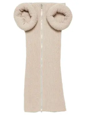 Acne Studios Chunky-knit Mini Dress - Pink