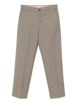 PT TORINO Herringbone Trousers - Neutrals
