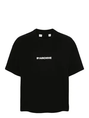 B1ARCHIVE Logo-print Cotton T-shirt - Black
