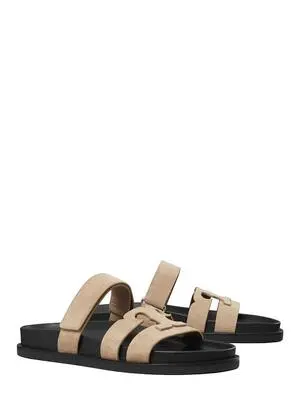 Tory Burch Ines Burch Slide Malva/perfect Black