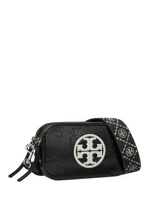 Tory Burch Tory Burch Mini Miller Crinkle Crossbody Bag Black