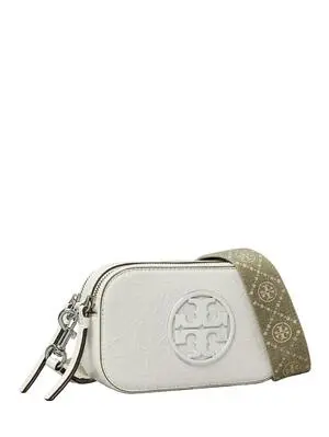 Tory Burch Tory Burch Mini Miller Crinkle Crossbody Bag Blanc