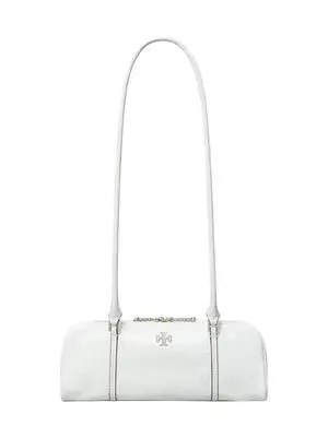 Tory Burch Mini Crinkle Leather Marshmallow Satchel - White