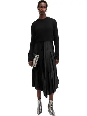 ALLSAINTS Jax 2-in-1 Maxi Dress Black