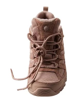 Merrell Merrell Moab 3 Lace-Up Suede And Mesh Hiking Sneakers Adobe Rose
