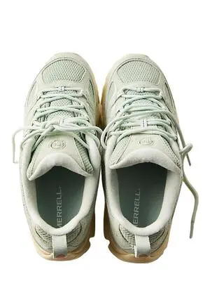 Merrell Merrell Moab 3 Lace-Up Suede And Mesh Hiking Sneakers Sage