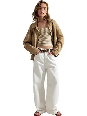 AGOLDE AGOLDE Low Curve Relaxed Fit Jeans Milkshake