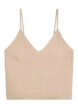 Scanlan Theodore Cashmere Camisole Wheat