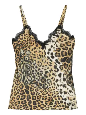 ROBERTO CAVALLI Roberto Cavalli Leopard-Print Top