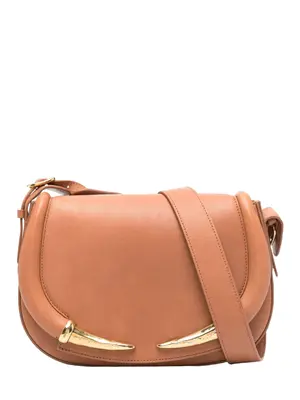 Roberto Cavalli Small Fang Shoulder Bag - Brown