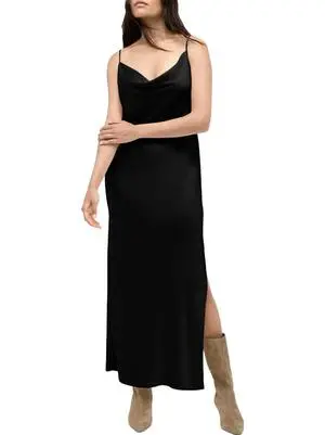 KENNETH COLE Cowl Neck Slipdress - Black