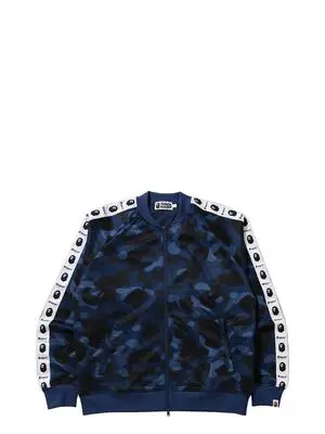 A BATHING APE Camo Tape Jersey Top - Blue
