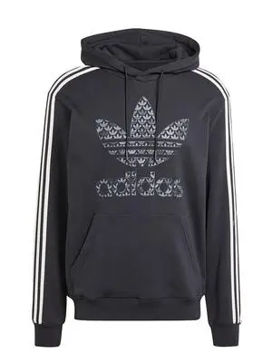Adidas Classic Mono Graphic Hoodie - Black