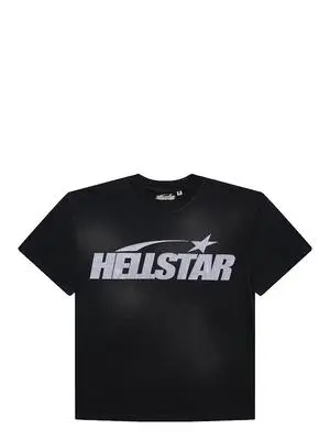 HELLSTAR Classic Glitter Logo T-shirt - Black