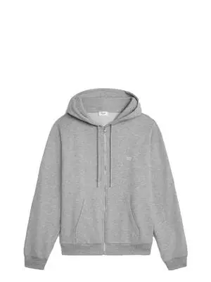 Celine Triomphe Loose Hoodie - Grey Melange/black