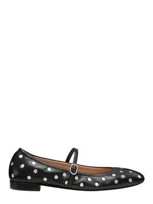 STUART WEITZMAN Claris Studded Ballerinas - Black