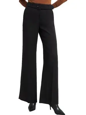 HOBBS LONDON Drew Belted Trousers - Black