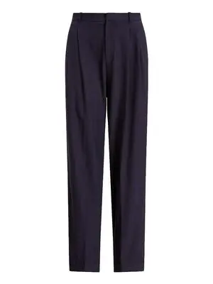 Polo Ralph Lauren Wool Straight-leg Pants - Navy