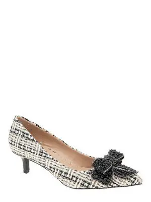 Bcbgmaxazria Dovi Pointed Toe Pumps - Ivory Multi