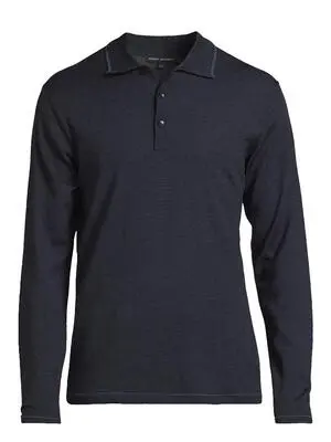 Robert Barakett Roman Polo Sweater - Navy