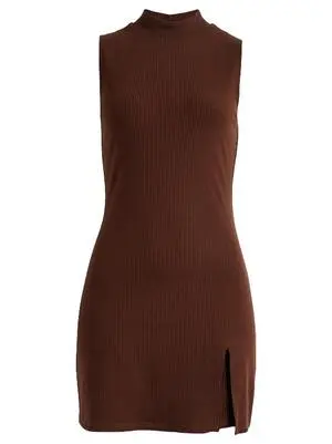 REFORMATION Reformation Skylar Rib Mini Dress