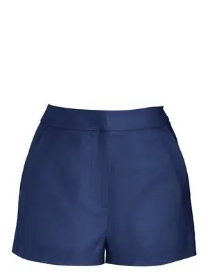 SERGIO HUDSON Zip-front Shorts - Navy
