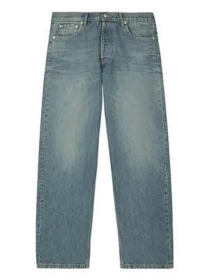 The Kooples Light-wash Straight-leg Denim Jeans - Used Rapiece